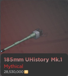 185mm UHistory Mk.1 | Cursed Tank Simulator Wiki | Fandom