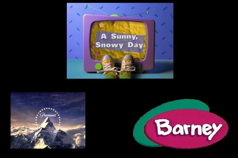 Opening and Closing to Barney: A Sunny, Snowy Day (2004 Paramount Home ...