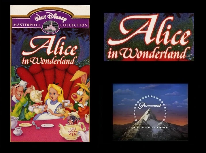 Opening and Closing to Alice in Wonderland (1998 Paramount Home ...