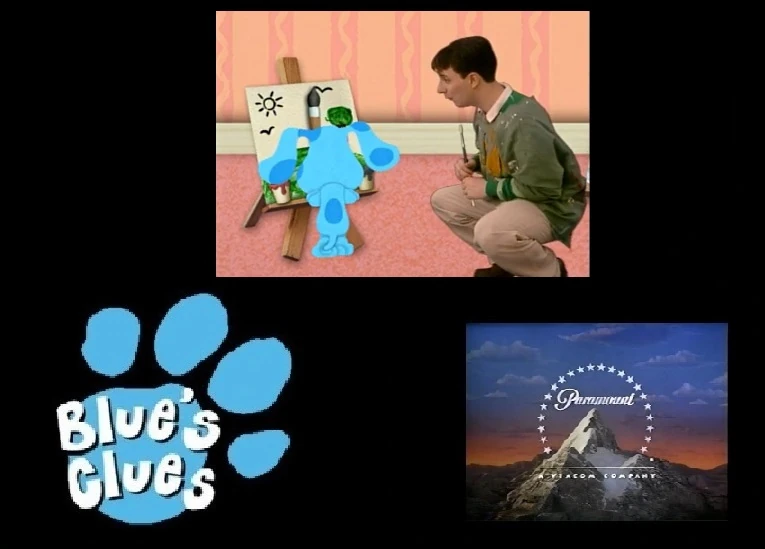 Opening and Closing to Blue's Clues: Adventures in Art (1999 Paramount ...