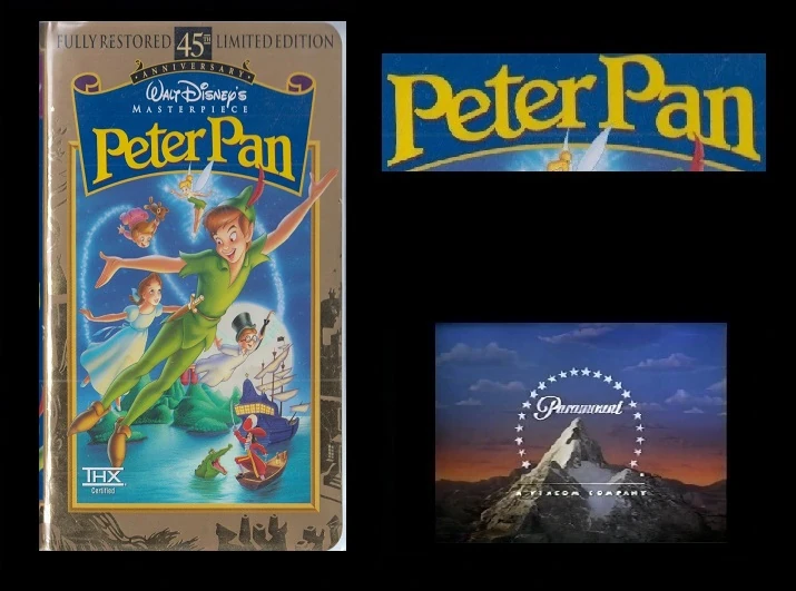 Opening and Closing to Peter Pan (2001 Paramount Home Entertainment VHS ...