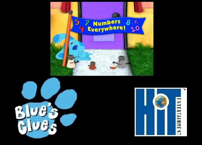 Opening and Closing to Blue's Clues: Numbers Everywhere! (2003 Hit ...