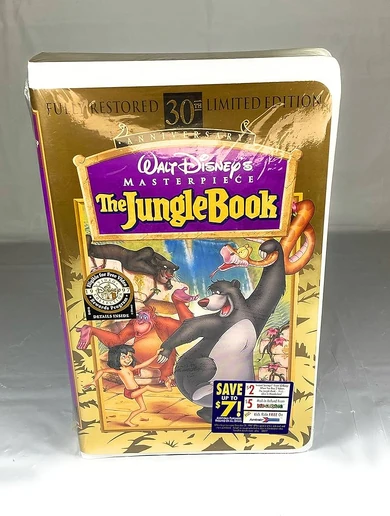 Opening and Closing to The Jungle Book (1997 VHS) | Custom And Real Deal VHS Openings And ...