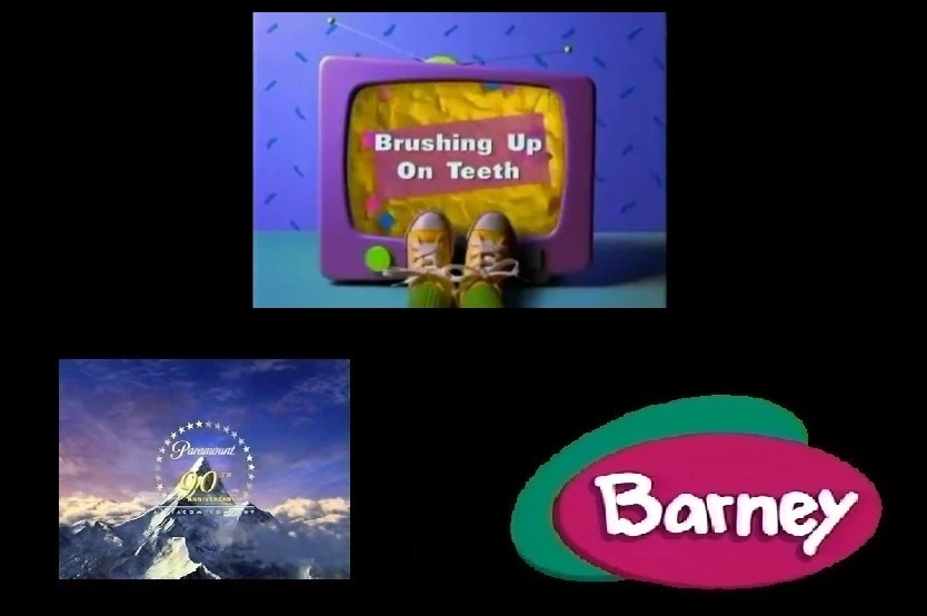 Opening and Closing to Barney: Brushing Up on Teeth (2002 Paramount ...