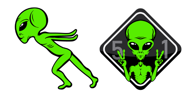 AREA 51 ALIEN NARUTO RUN CURSOR | Custom cursor Wiki | Fandom