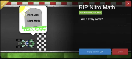 RIP Nitro Math | Custom Nitro Type Creations Wiki | Fandom