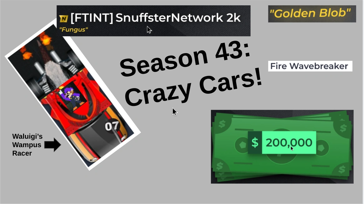 Season 43: Crazy Cars! | Custom Nitro Type Creations Wiki | Fandom