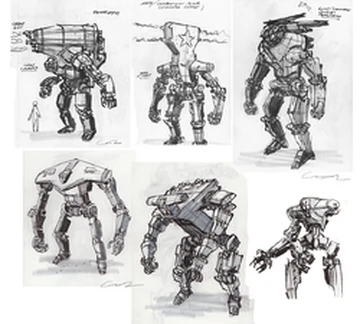 how to draw pacific rim robots step by step