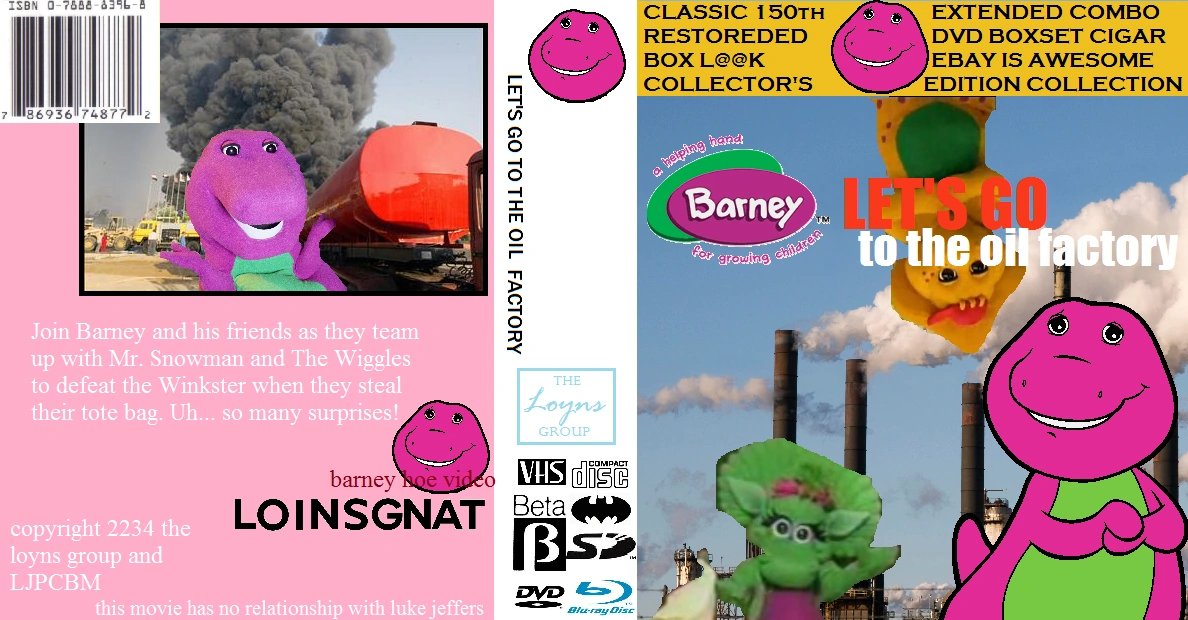 Barney - Let's Go To The Oil Factory | Custom Barney Wiki | Fandom