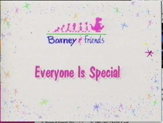 Everyone is Special | Custom Barney Wiki | Fandom