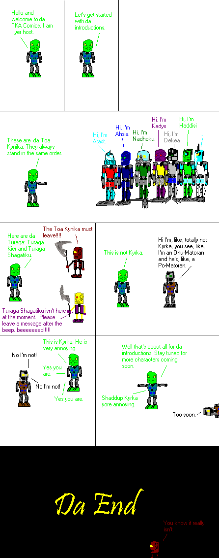 Tka Comic 1 Introduction Custom Bionicle Wiki Fandom