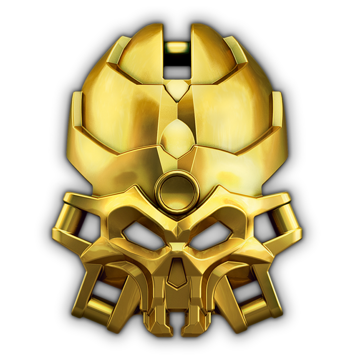 Golden Mask of the Skull Spiders | Custom BIONICLE Wiki | Fandom