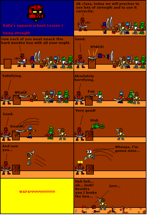 Toatapio Nuva's Comics/Balta's Samurai Lesson 1 | Custom BIONICLE Wiki ...