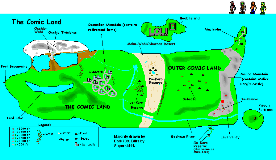 Comic Land | Custom BIONICLE Wiki | Fandom