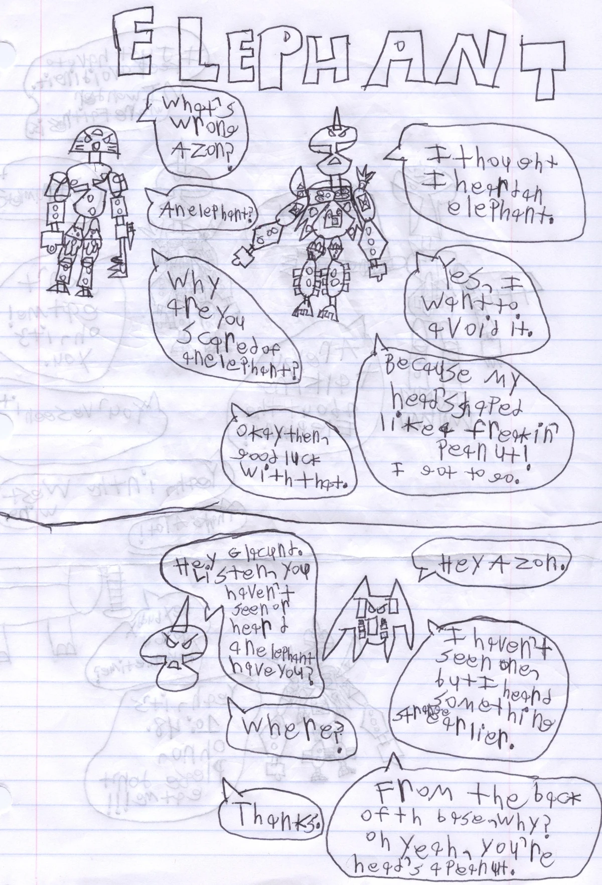 Jaller Comic: Elephant | Custom BIONICLE Wiki | Fandom