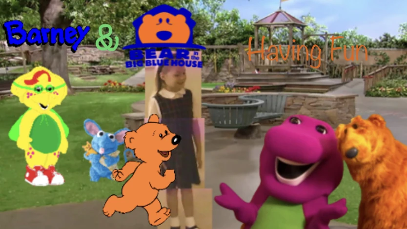 Barney and Bear in the Big Blue House - Having Fun | Custom Time Warner ...