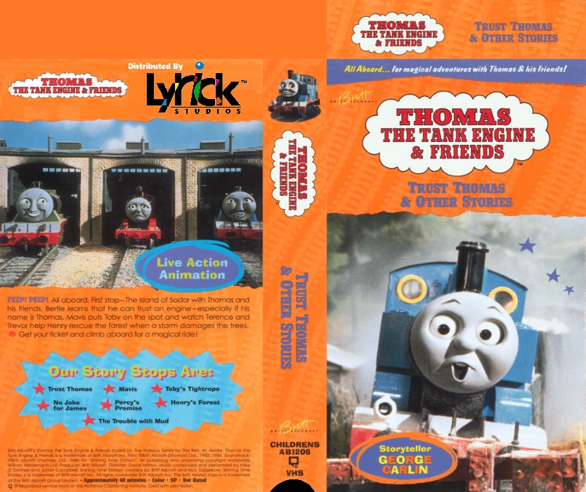 Opening and Closing to Thomas & Friends: Trust Thomas (2000 Lyrick ...