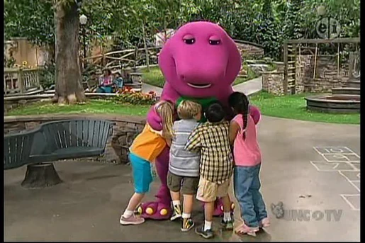Barney the Dinosaur Outtakes - Barney surprises the Baby Bop and BJ ...