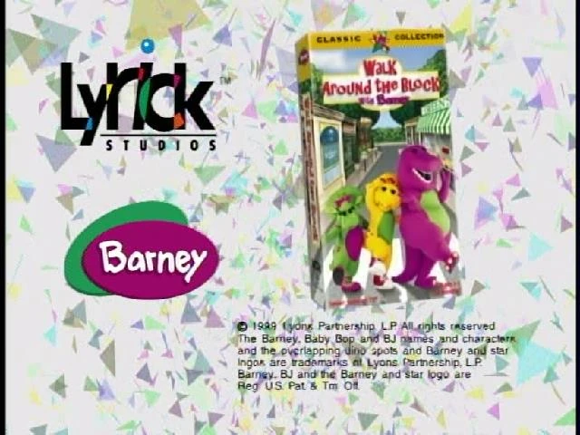 Walk Around The Block With Barney Vhs