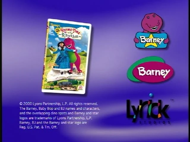 Opening and Closing to Barney's Rhyme Time Rhythm (2002 Paramount Home ...