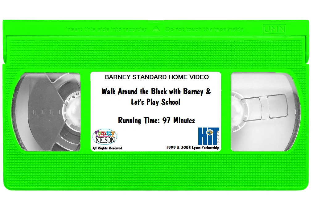 Walk Around The Block With Barney Vhs