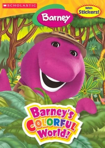 Barney's Colorful World! (coloring book/sticker book/book ...