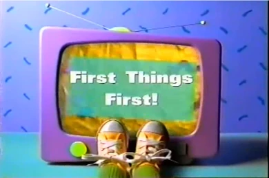 Opening and Closing to Barney: First Things First (2001 Paramount Home ...