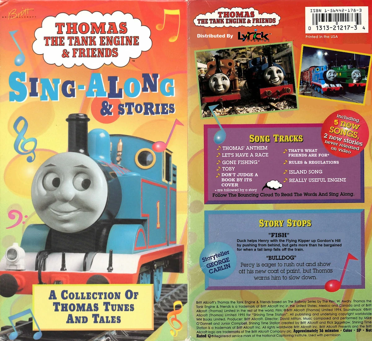 Opening and Closing to Thomas & Friends: Sing Along and Stories (1998 Lyrick Studios VHS ...