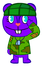 A Military Chipmunk | Cute Happy Tree Friends World Wiki | Fandom