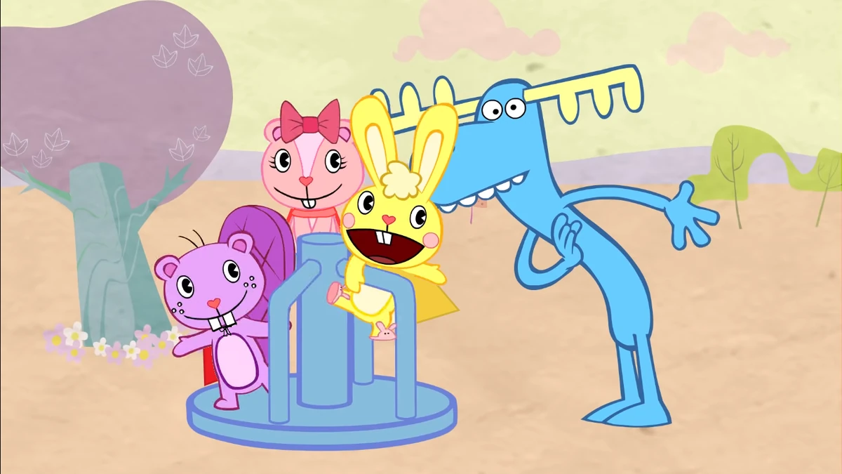 Spin Fun Knowin' Ya (Superhero version) | Cute Happy Tree Friends World ...