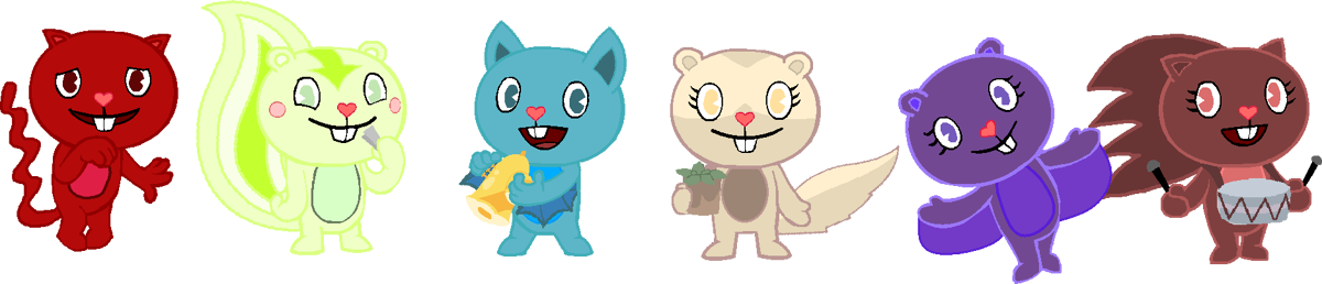 Entertained Group | Cute Happy Tree Friends World Wiki | Fandom