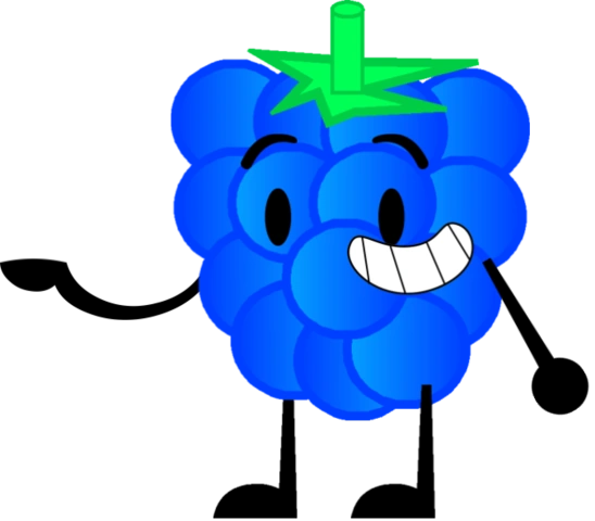 Cartoon Blue Raspberry