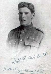 McCall, Reginald David | Commonwealth War Graves Commission Wiki | Fandom