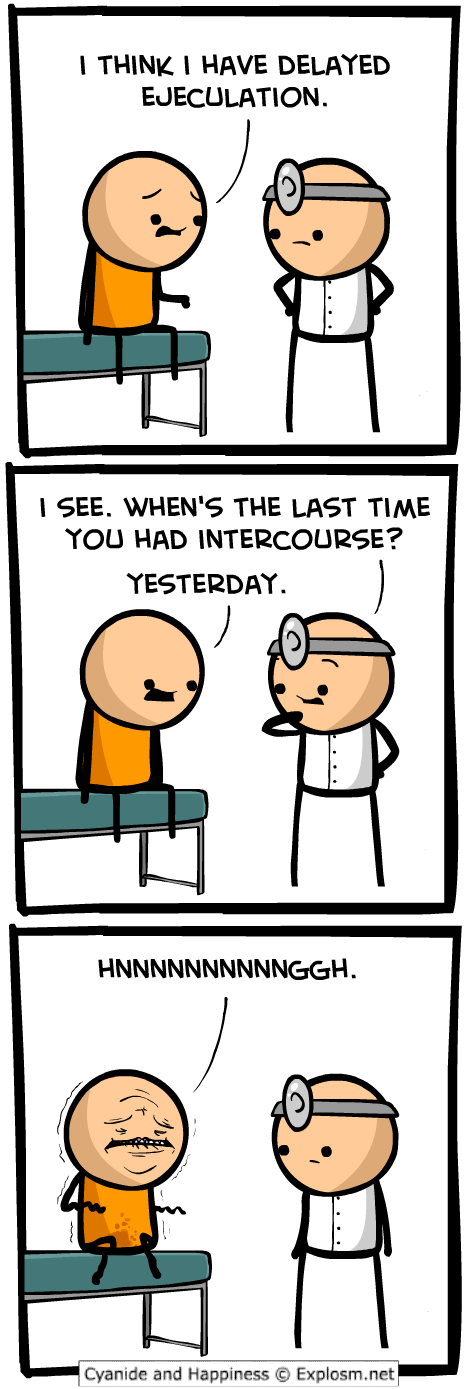 Delayed Ejeculation | Cyanide and Happiness Wiki | Fandom