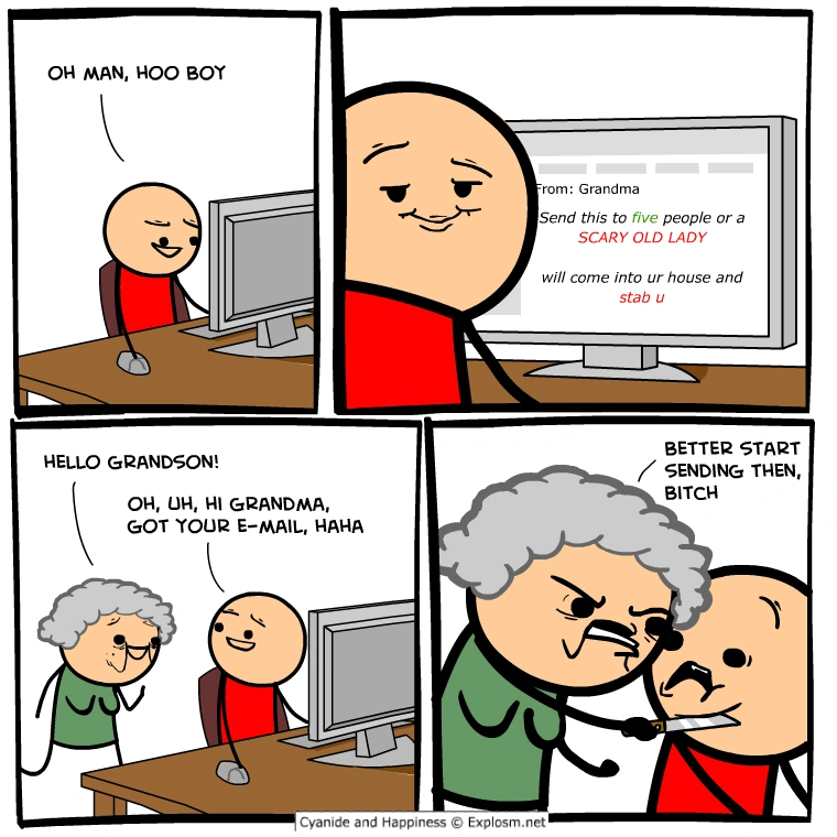 Creepy Old Lady Meme