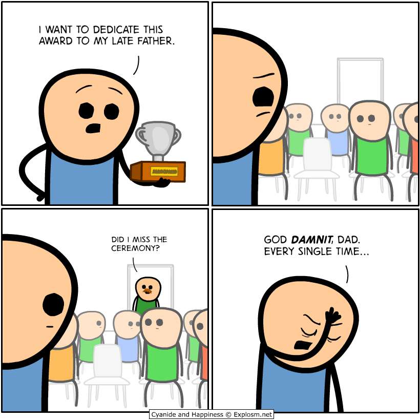 Late Father | Cyanide and Happiness Wiki | Fandom