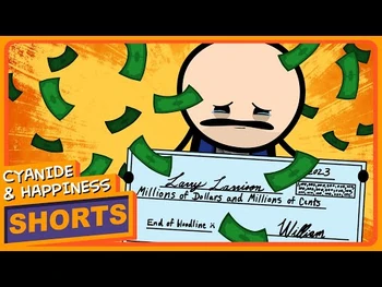 Sad Larry Buys Happiness | Cyanide and Happiness Wiki | Fandom