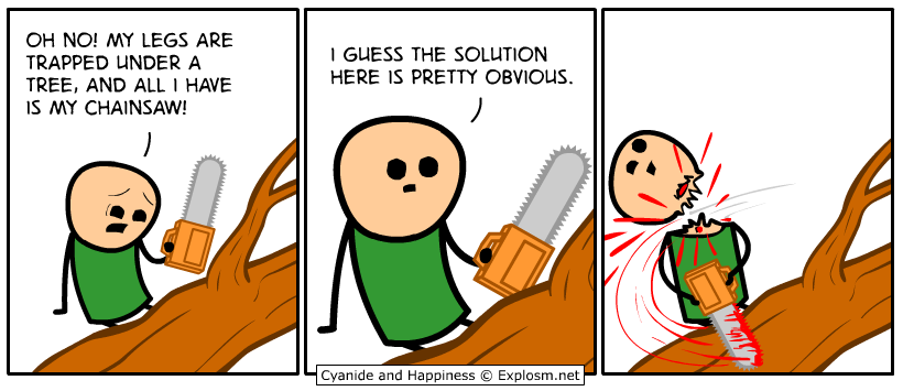 What To Do When You're Stuck Under A Tree/Gallery | Cyanide and ...