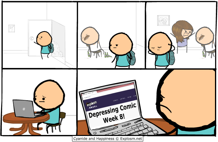 Depressing Comic Week 8 | Cyanide and Happiness Wiki | Fandom