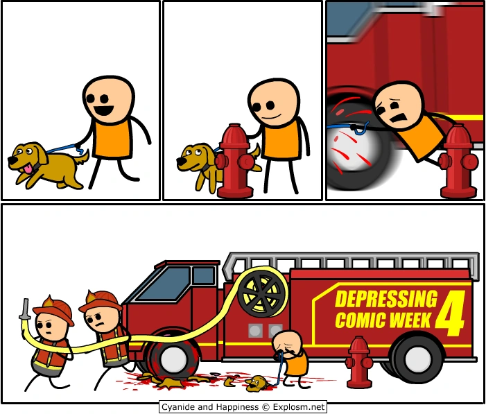 Depressing Comic Week 4 | Cyanide and Happiness Wiki | Fandom