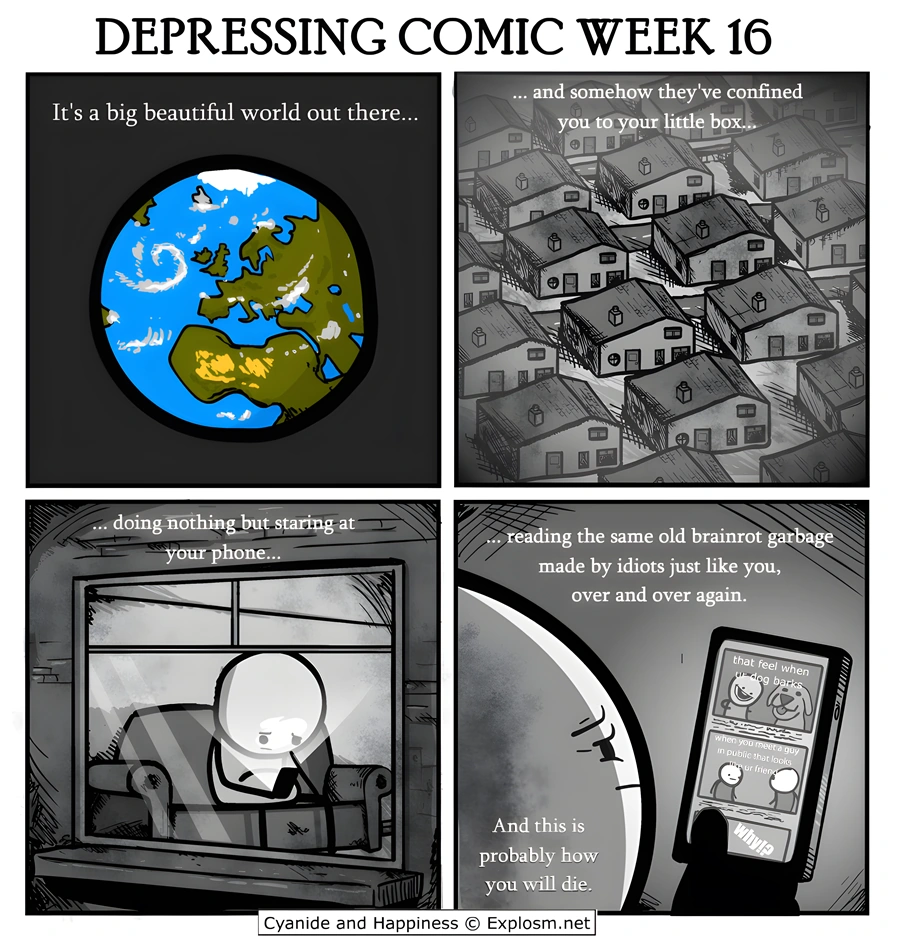 Depressing Comic Week 16 | Cyanide and Happiness Wiki | Fandom