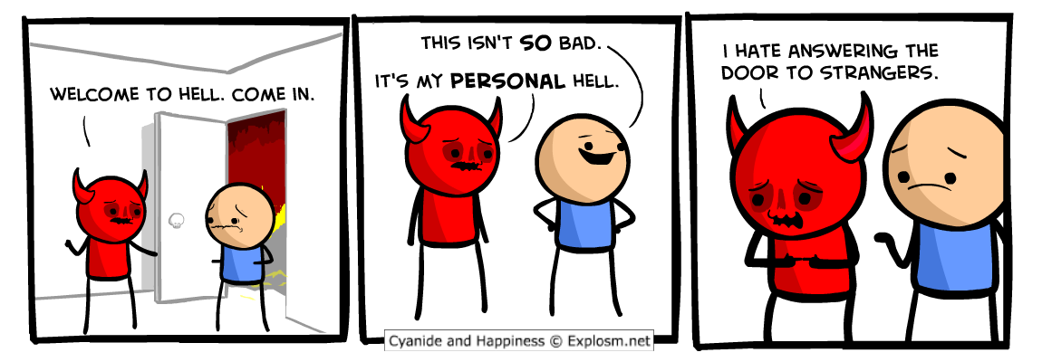 Personal Hell | Cyanide and Happiness Wiki | Fandom