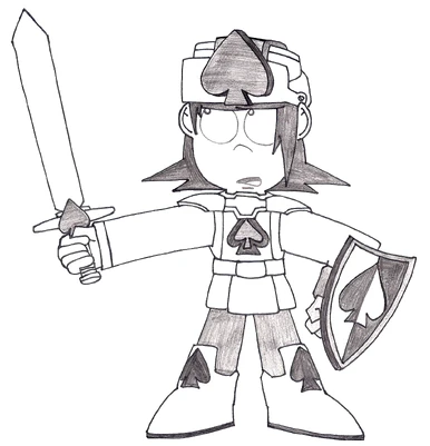 Spade Knight | Cyber Hero Fanon Wiki | Fandom