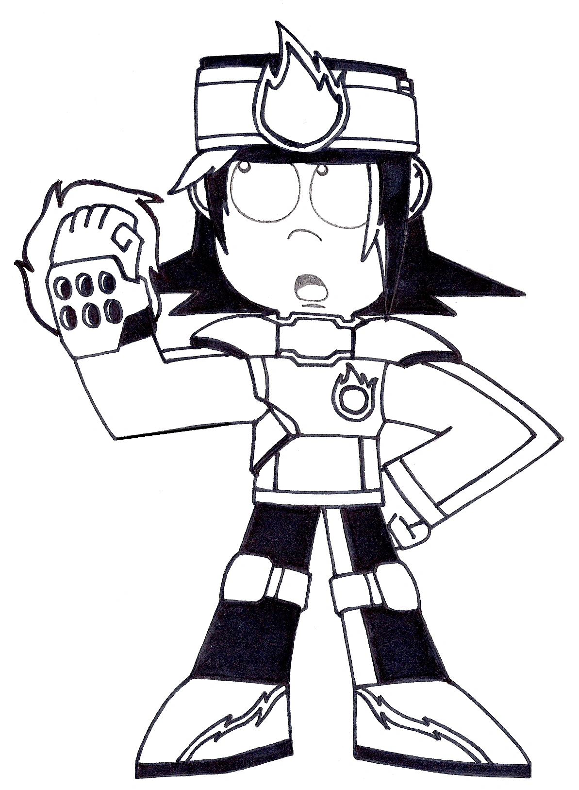 Flame Cyber | Cyber Hero Fanon Wiki | Fandom