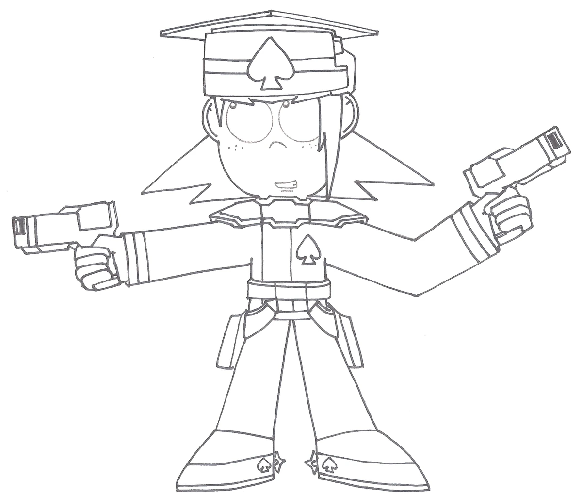 Spade Stakeshot | Cyber Hero Fanon Wiki | Fandom