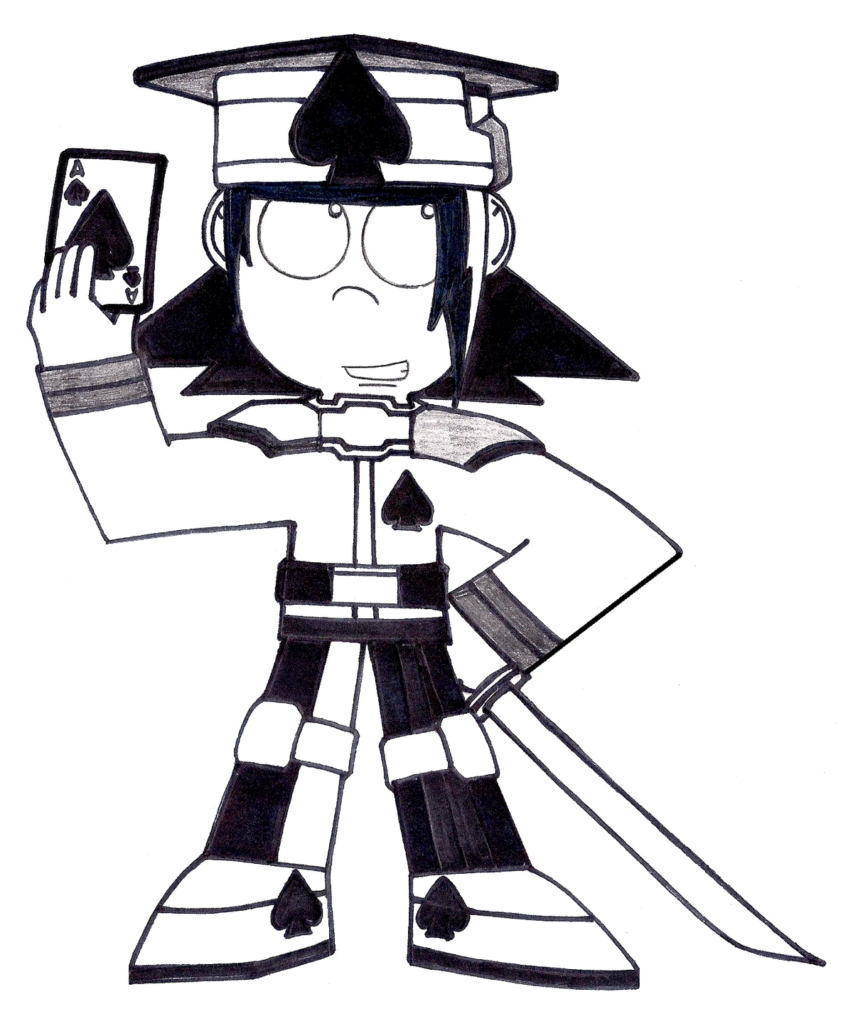 Spade Sharp | Cyber Hero Fanon Wiki | Fandom