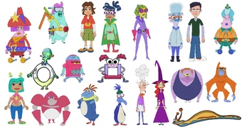 Cyberchase Characters Slider