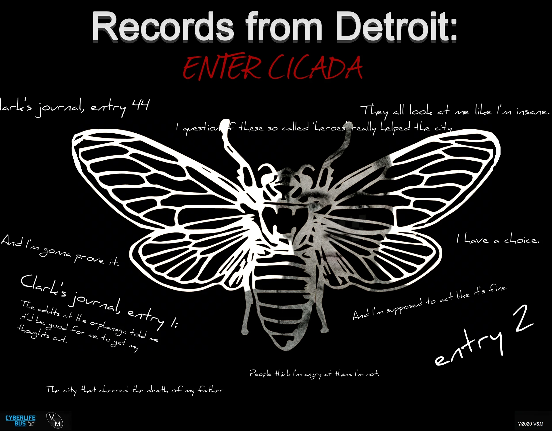 Records From Detroit: Enter Cicada | Cyberlife Bus Wiki | Fandom