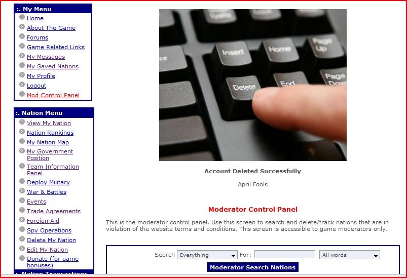 April Fools' Day 2009 | Cyber Nations Wiki | Fandom