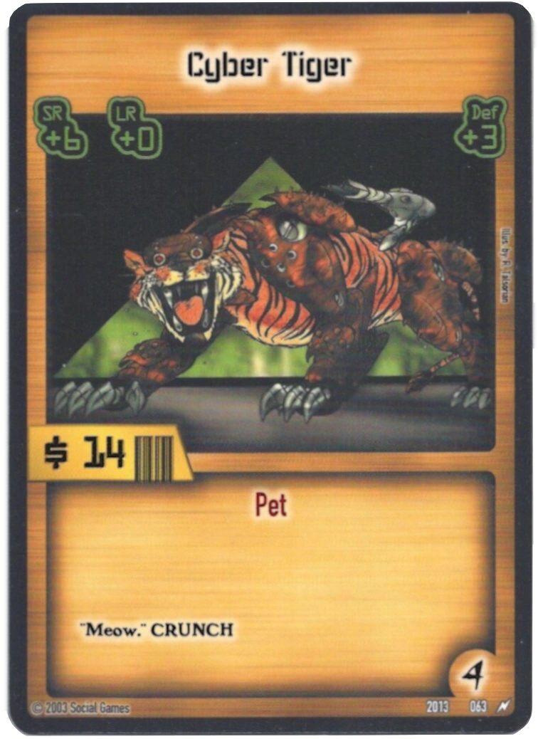 Cyber Tiger | Cyberpunk CCG Wiki | Fandom